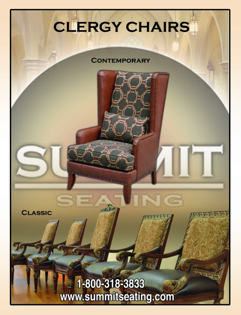 Clergy Chairs for Churches | Summit Seating For Churches