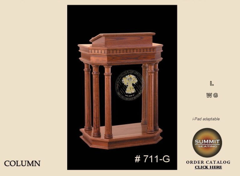 Wood Pulpits for Churches | Summit Seating For Churches