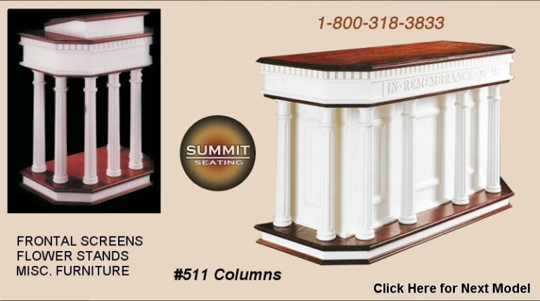 Pulpit Sets | Summit Seating For Churches