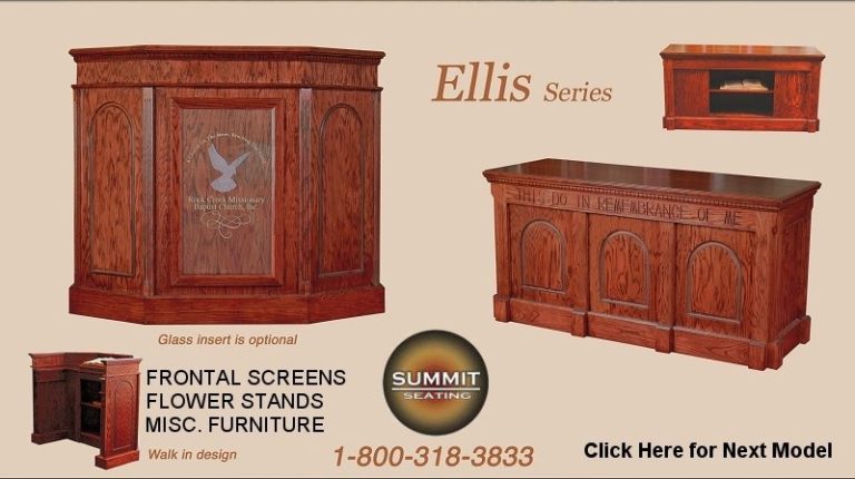 Pulpit Sets | Summit Seating For Churches