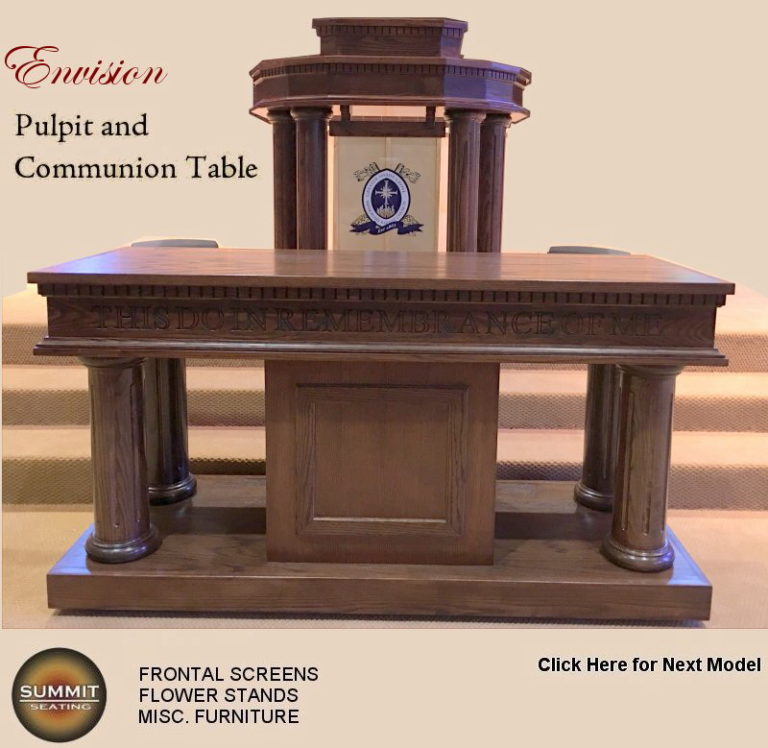 Pulpit Sets | Summit Seating For Churches