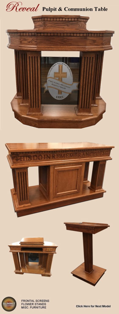 Pulpit Sets | Summit Seating For Churches