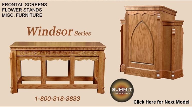 Pulpit Sets | Summit Seating For Churches