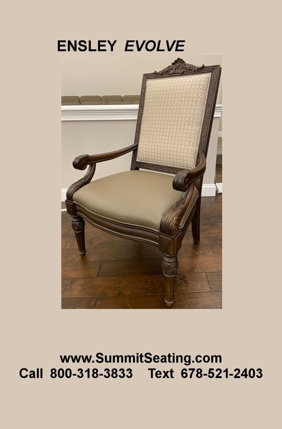 Clergy Chairs for Churches | Summit Seating For Churches