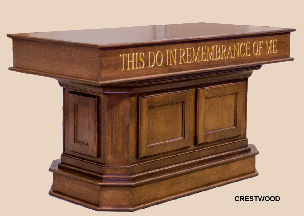 Communion Table & Pulpit Sets | Summit Seating For Churches