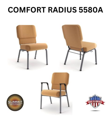 Comfort Radius Chairs | Summit Seating For Churches