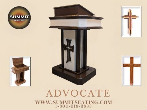 Wood Pulpits for Churches | Summit Seating For Churches